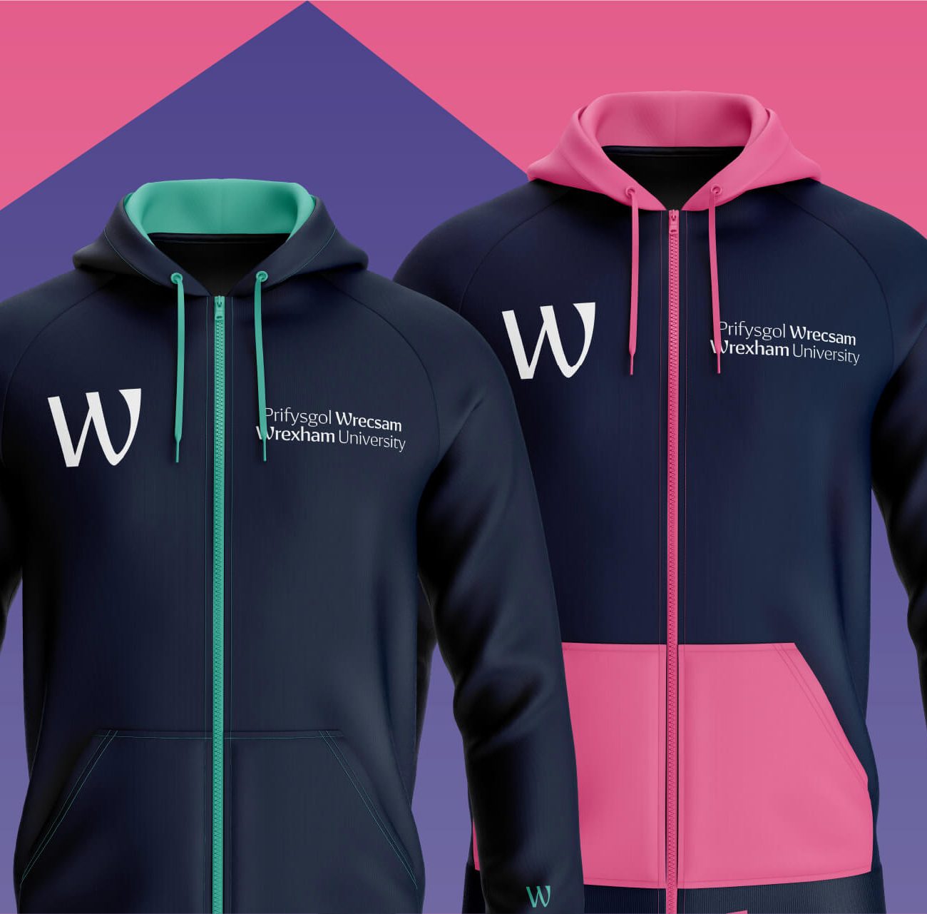 Wrexham University | Renaming and reinventing a brand visualdesigndough