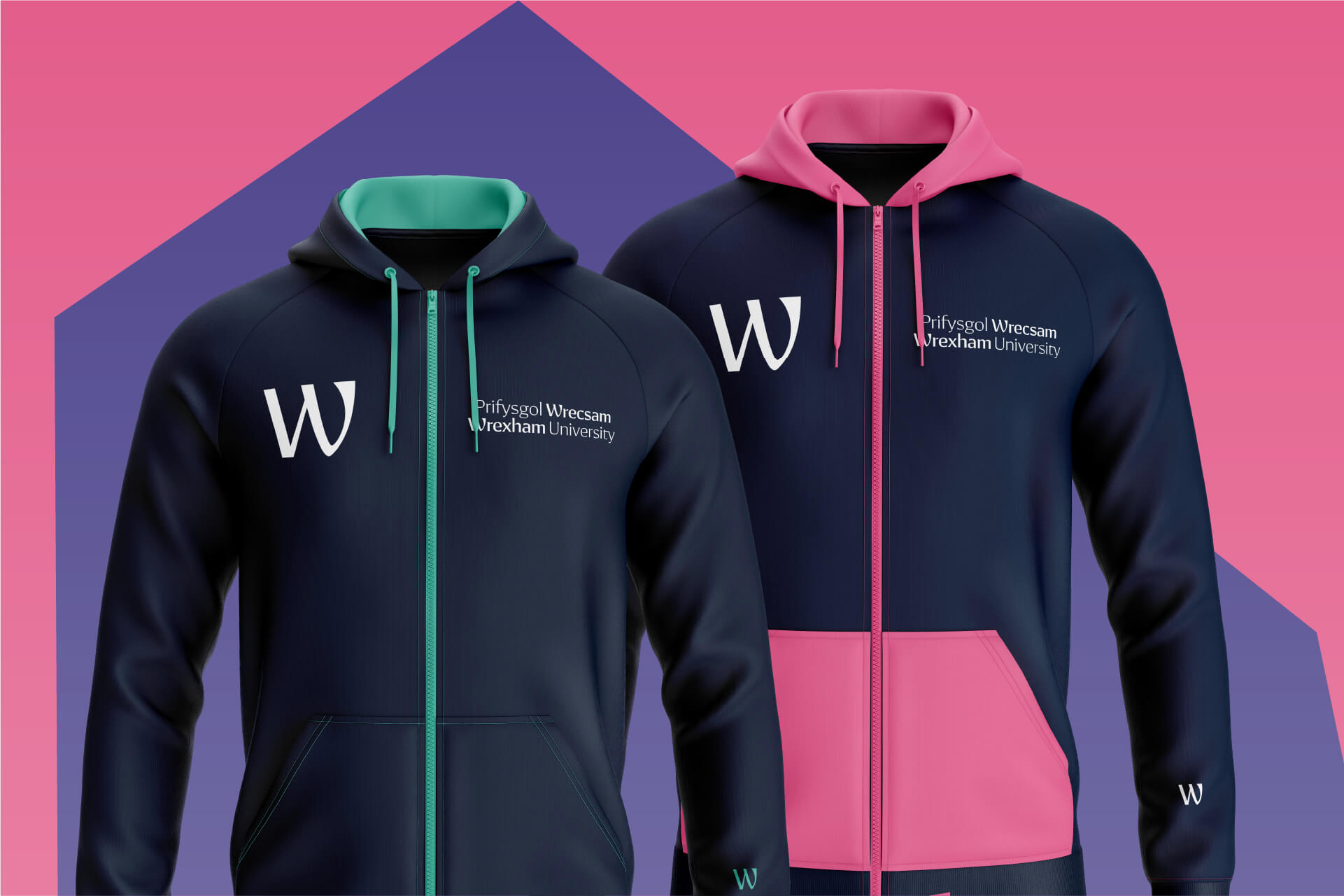 Wrexham University | Renaming and reinventing a brand visualdesigndough